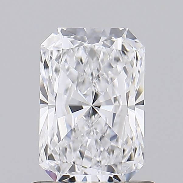 1.00 Carat D IF Radiant Lab Diamond